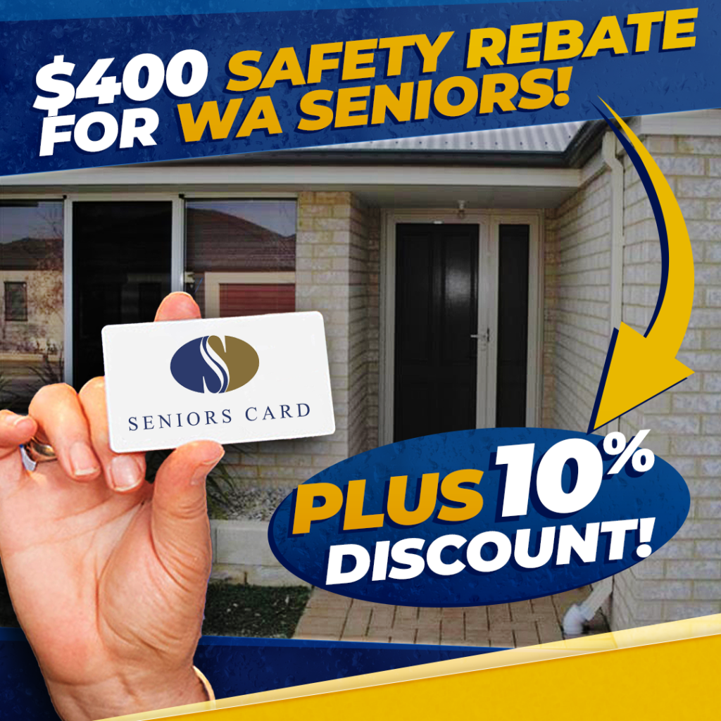 Safety and Security Rebate Seniors Discount | Custom Screens